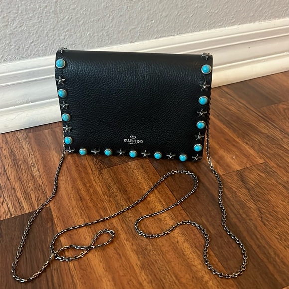 Valentino Garavani | Bags | 49 Valentino Mini Crossbody Bagwallet On ...
